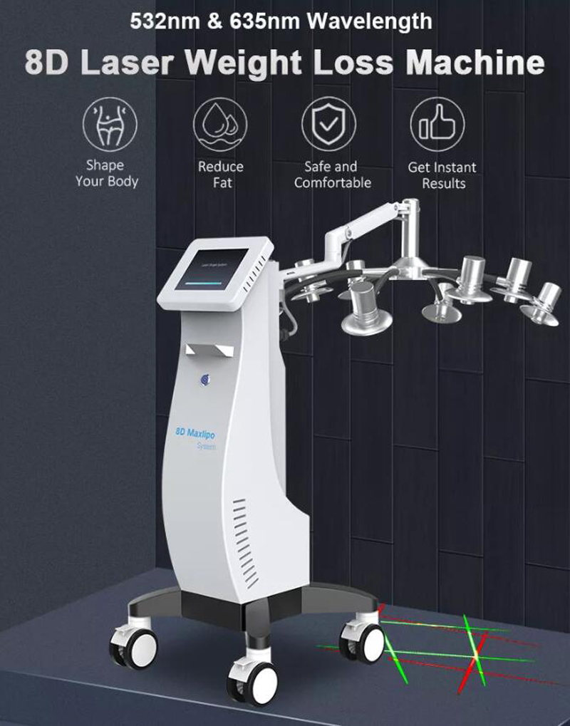 8D Laser Slimming 532nm 835nm Wavelength Body Shaping - Niansheng ...