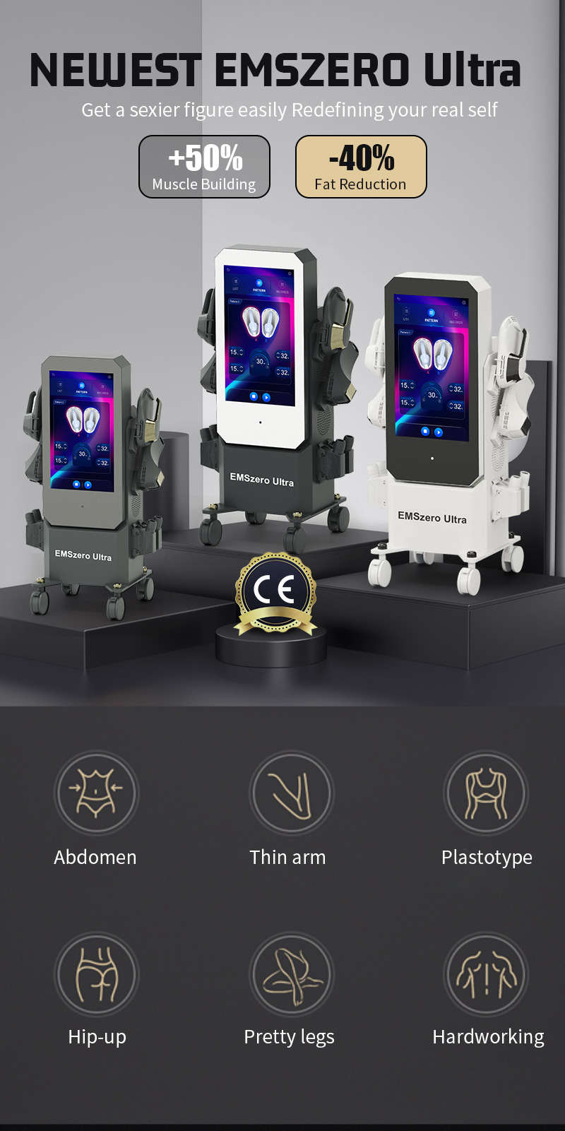 EMSZero Sculpting Ulta Muscle Building Fat Reducation - Niansheng ...